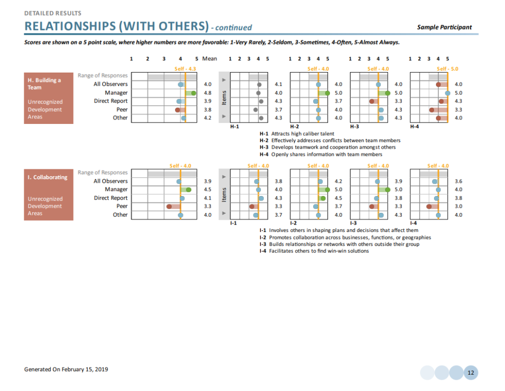 Revolution 360 Sample Report - Work Effects