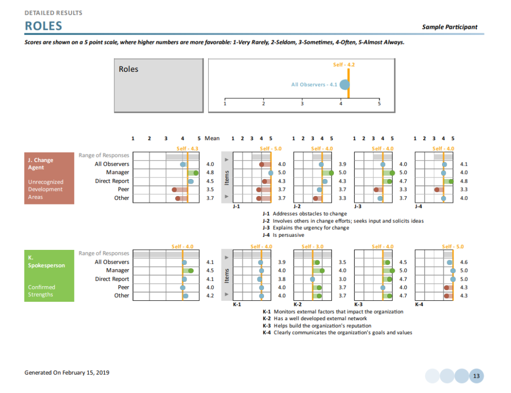 Revolution 360 Sample Report - Work Effects